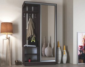 CASARREDO Šatní skříň/předsíň ELIS 120 wenge