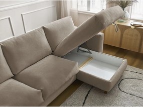 Taupe rohová pohovka Nouveau Cocoone – Bobochic Paris