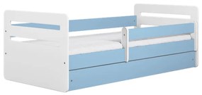 Kocot Kids Dětská postel TOMI modrá Velikost postele: 140x80, Matrace: S matrací, Šuplík: Se šuplíkem