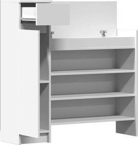 vidaXL Botník 100,5 x 28 x 100 cm kompozitní dřevo [840425] Barva: šedá sonoma