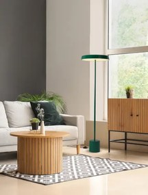 LED zeleno-černá stojací lampa Vetro