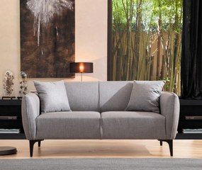 Hanah Home Dvoumístná pohovka BELISSIMO světle šedá 180 cm 560ARE1532