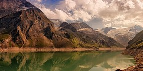 Obraz jezero v horách