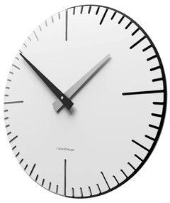 Designové hodiny 10-025 CalleaDesign Exacto 36cm (více barevných variant) Barva stříbrná-2 - RAL9006