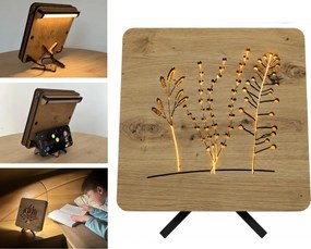 Li-Go "Kokoška" lampa 19x19 cm provedení povrchu: dub světlý
