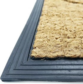 Kokosová rohožka Pes, 70 × 40 cm – rohožka pro pejskaře s gumovou spodní stranou