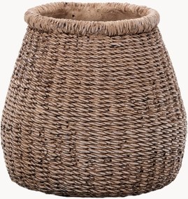 Ručně vyrobený obal na květináč z betonu Faux-Puff, V 17 cm