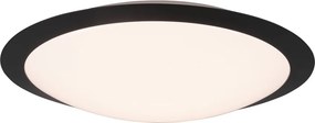 Matně černé LED stropní svítidlo ø 42 cm Umberto – Trio