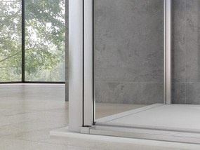 HANY COMBI 85x80 Čiré Sprchová zástěna obdélníková