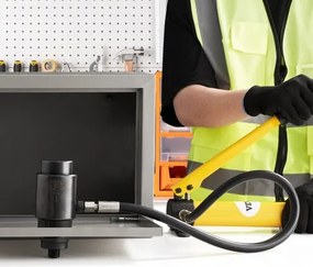 15Tun Hydraulický vyrážecí děrovací nástroj Sada na děrování 1,3–10,2 cm