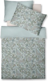 XXXLutz POVLEČENÍ, makosatén, pastelově modrá, rezavá, světle růžová, tyrkysová, 140/200 cm Fleuresse - Povlečení - 003273009903