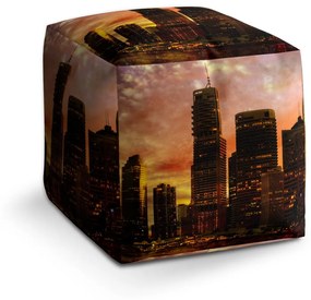 Sablio Taburet Cube Mrakodrapy: 40x40x40 cm