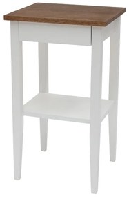 Hnědý odkládací stolek RAGABA ENTLIK 40 x 35 cm