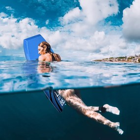 Costway Bodyboard lehké plavecké prkno na pláž pro děti a dospělé 106 cm modré