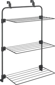 METALTEX Závěsný sušák na na dveře, 11m, GALE, černý, 57 x 31 x 93 cm