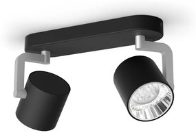 LED Bodové svítidlo Philips Byrl 50672/30/P0 s funkcí SceneSwitch černé