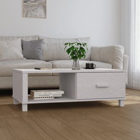 vidaXL Konferenční stolek HAMAR 100 x 55 x 35 cm masivní borovice [340453] Barva: světle šedá