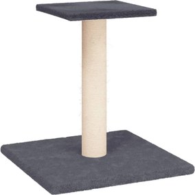 Škrabadlo pro kočky s plošinou tmavě šedé 38 cm 171737