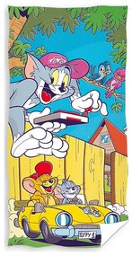 Plážový ručník Tom & Jerry Šířka: 70 cm | Délka: 140 cm