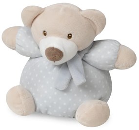 Interbaby Medvídek chrastítko plyšová hračka béžová šedá 20 cm