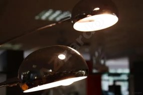 Retro stojací lampa Palp chrom