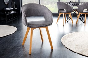 Designová židle Colby šedá