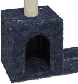 Škrabadlo pro kočky se sisalovými sloupky tmavě šedé 60 cm 171432