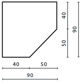 Sigma - rohová skříň SI 2 L/P - beton