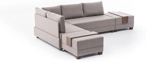 Atelier del Sofa Rohová sedací souprava Fly Left - Cream, Krémová