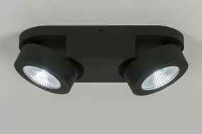 Stropní designové LED svítidlo do chodby AV Black II