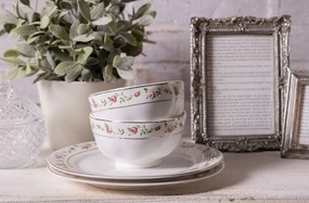 Porcelánová miska na polévku s růžičkami Cutty Rose - ∅ 11*6 cm / 300 ml