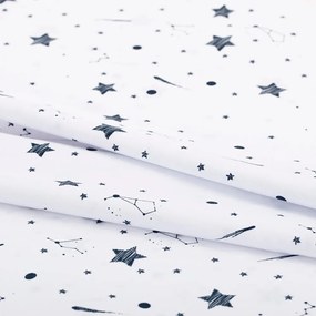 Lenjerie de pat dublu din bumbac AmeliaHome Averi Constellation, 200 x 200 cm