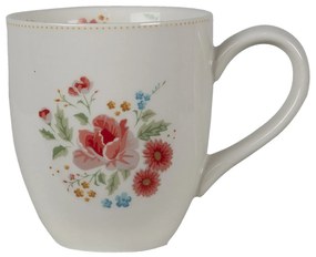 Porcelánový hrnek s květy Little Rose Collection - 12*8*9 cm / 300 ml