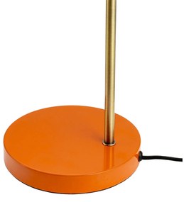 Dyberg Larsen Ocean stolní lampa, oranžová/mosaz