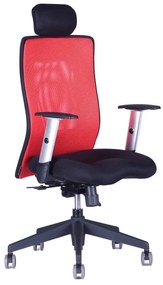Office Pro Kancelářská židle CALYPSO XL s podhlavníkem SP4 Barva opěráku: 13A11 červená