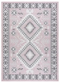 Kusový koberec Aztec růžový 140x190cm