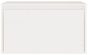 Petromila Nástěnná skříňka bílá 60 x 30 x 35 cm masivní borové dřevo