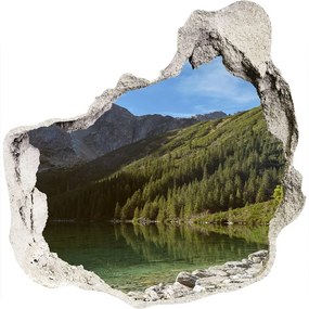 Wallmuralia Samolepící nálepka Morské oko Tatry 75x75 cm