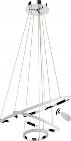Závěsná lampa ring 20/40/60 cm Led lustr 100 W Nad Stůl Dálkový Ovladač