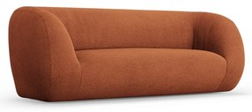 Oranžová pohovka z textilie bouclé 210 cm Essen – Cosmopolitan Design