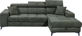 XXXLutz ROHOVÁ SEDAČKA, textil, tmavě zelená MID.YOU - Sedací soupravy - 002220047404