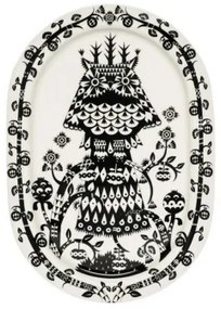 Oválný servírovací talíř Taika Black 41 cm Iittala
