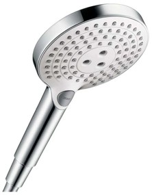 Hansgrohe Raindance Select S - Sprchová hlavice 120, 3 proudy, EcoSmart, bílá/chrom 26531400