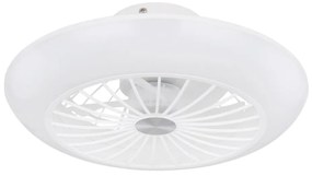 Globo 03632W - LED Stropní svítidlo s ventilátorem LAFEE LED/18W/230V
