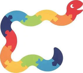 GOKI Podlahové obrysové puzzle Had XXL 12 dílků / od 3 let