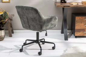 Kancelářská židle Dutch Comfort zelený samet / 40304
