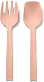 BLIMPLUS Příbor na servírování salátu Paestum Pink Sand / 29 cm / bez