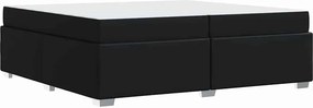 Rám postele Černá 200 x 200 cm PVC 3399250