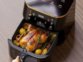Verk Group Fritéza bez tuku fritéza air fryer velká na pečení 1400 w 10 l