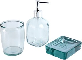 Skleněná sada doplňků do koupelny Bubbles – Ego Dekor